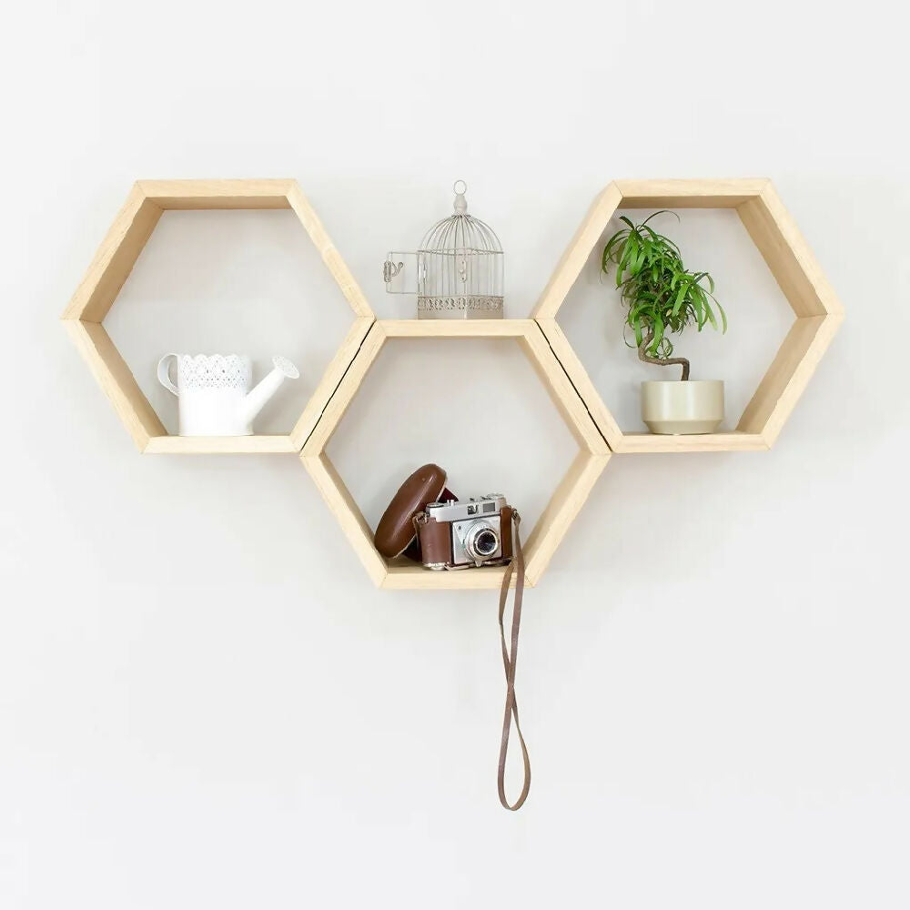 Set 3 Repisas Hexagonales – EBANI