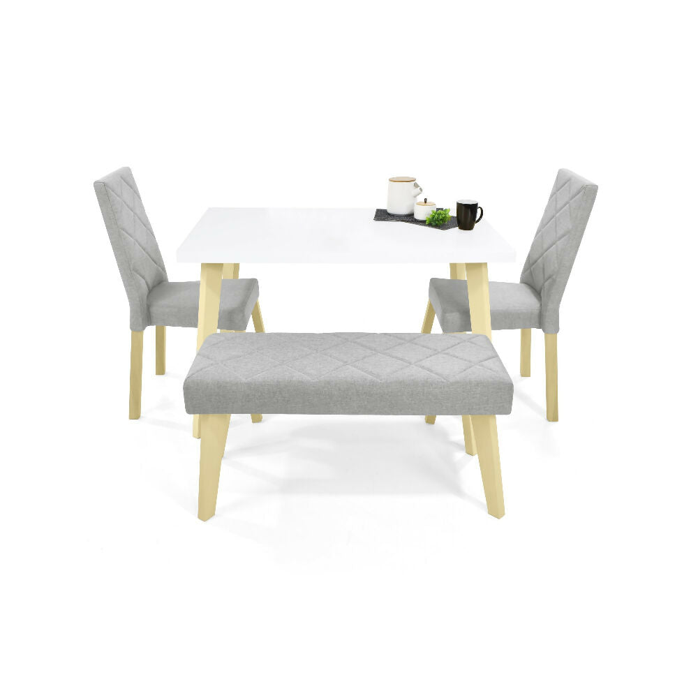 Comedor 4P Lugo Matiz con Butaco Liverpool Plata – EBANI