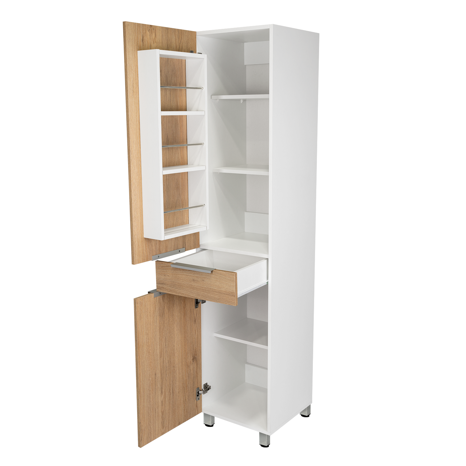 Mueble Alacena Melia Blanco + Rovere – EBANI