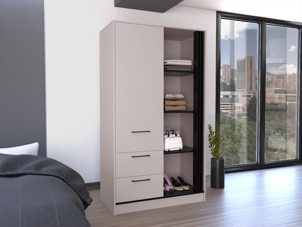 Closet Grant Capri Y Wengue Con Diseno Moderno – EBANI