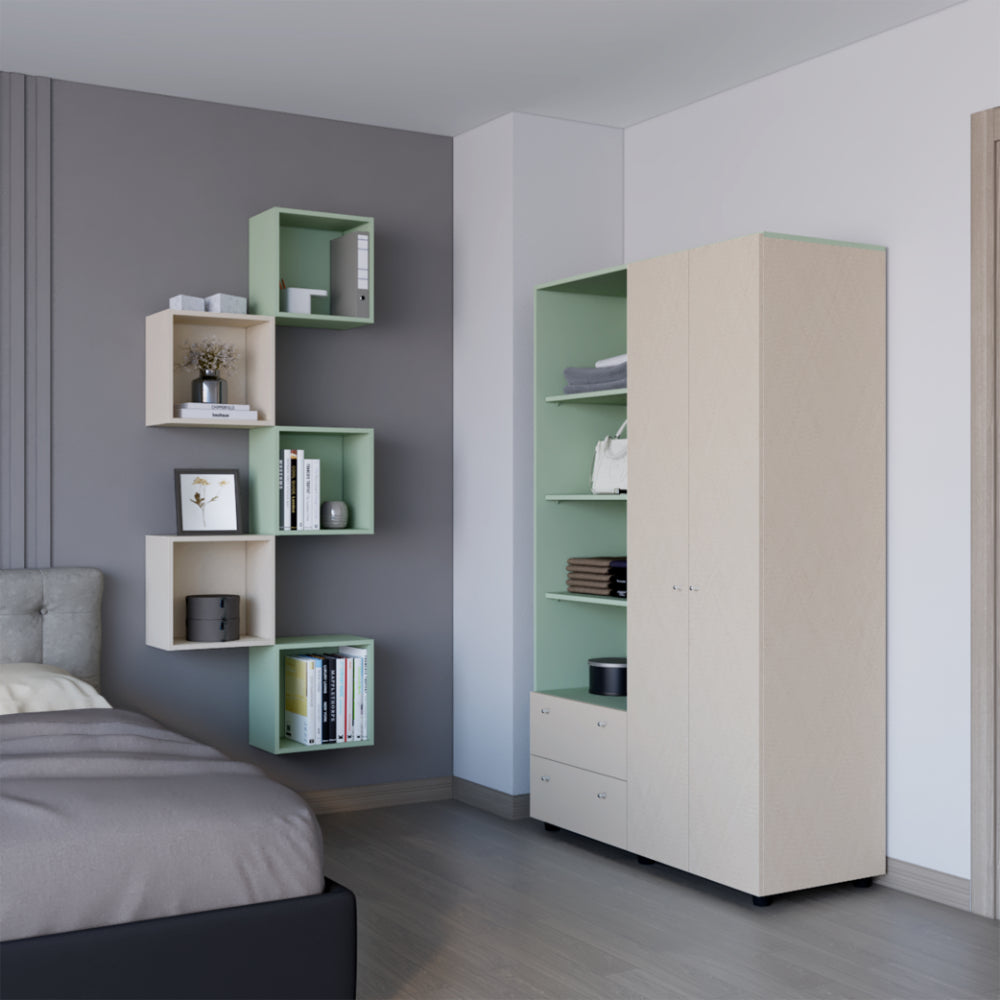 Combo para Habitación Halley, Incluye Closet y 5 Repisa – EBANI