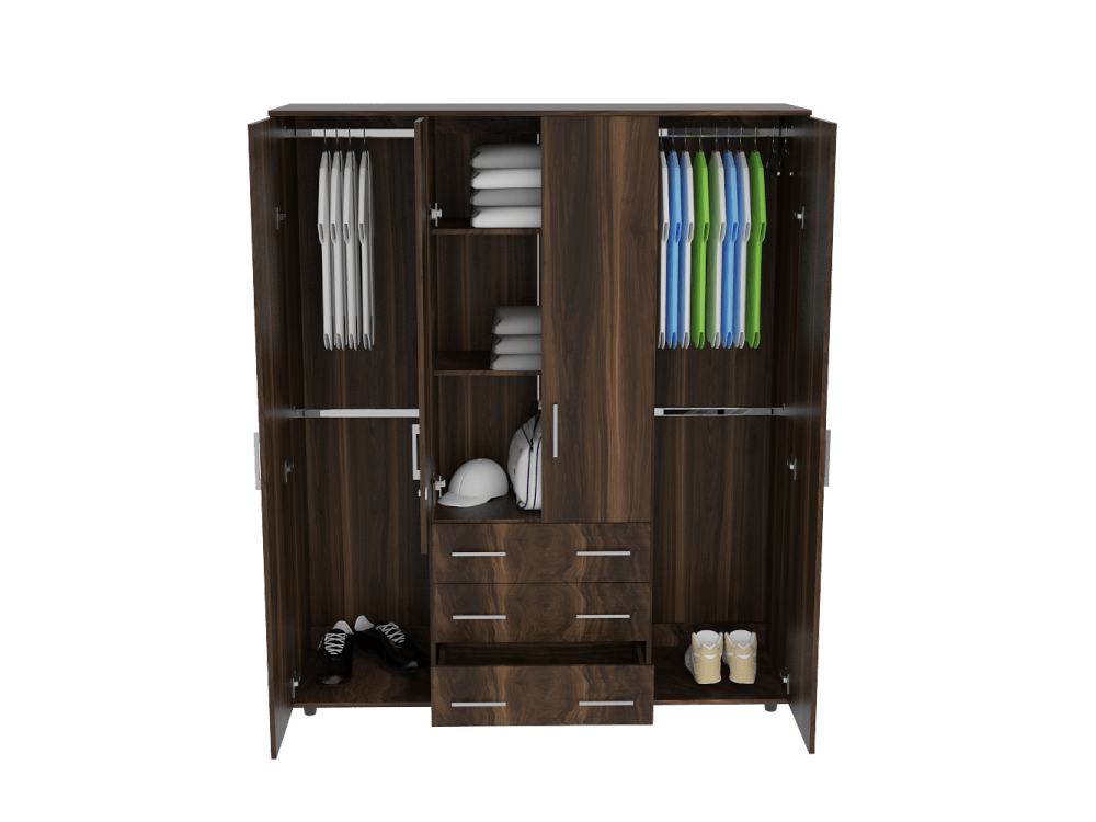 Closet Capri 180 X 150 X 50 Habano – EBANI