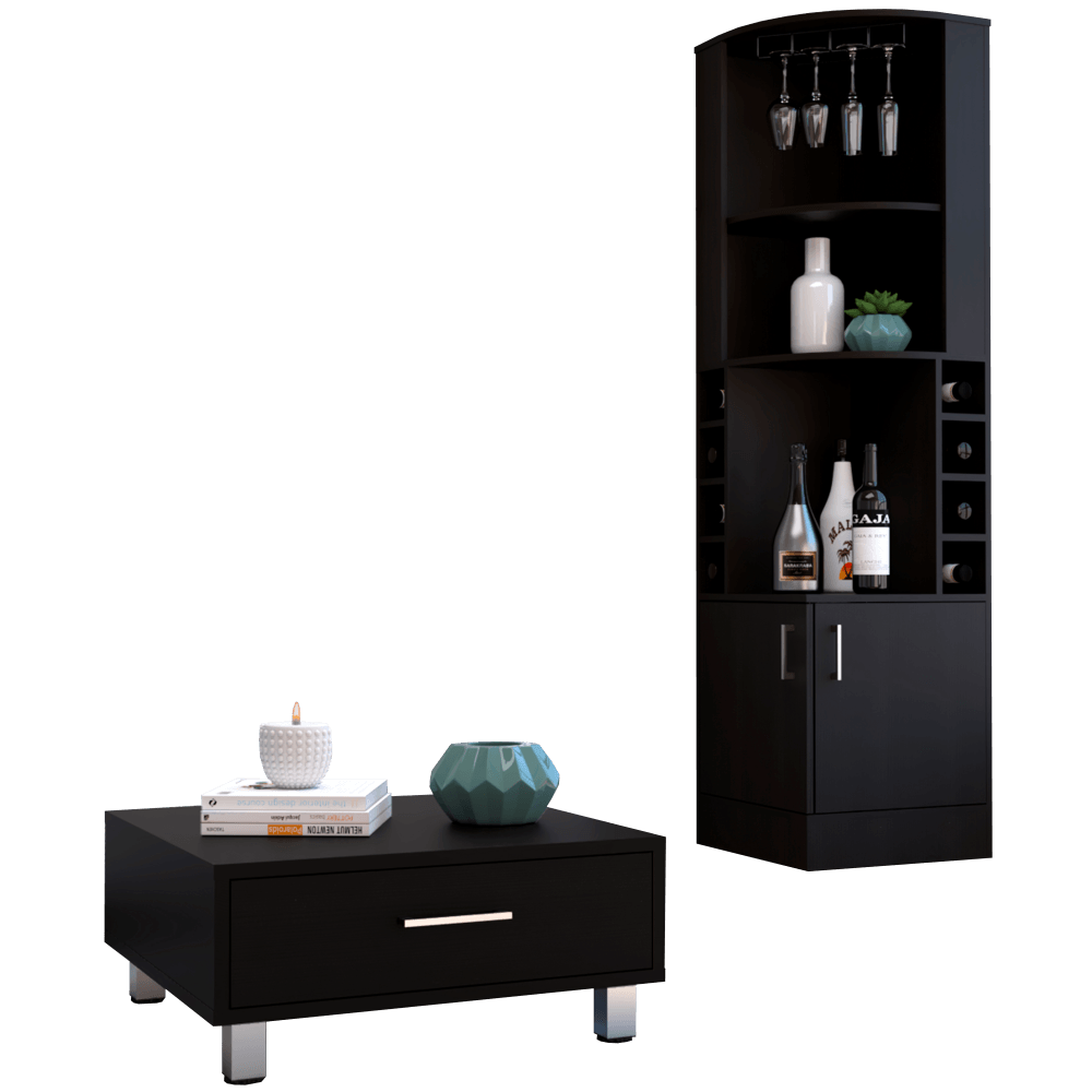 Combo Para Sala Merzi, Incluye Bar Esquinero y Mesa de Centro – EBANI