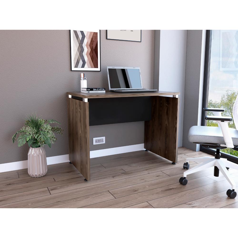 Escritorio Concept 100 Wengue Y Chocolate Con Amplia Superfice – EBANI