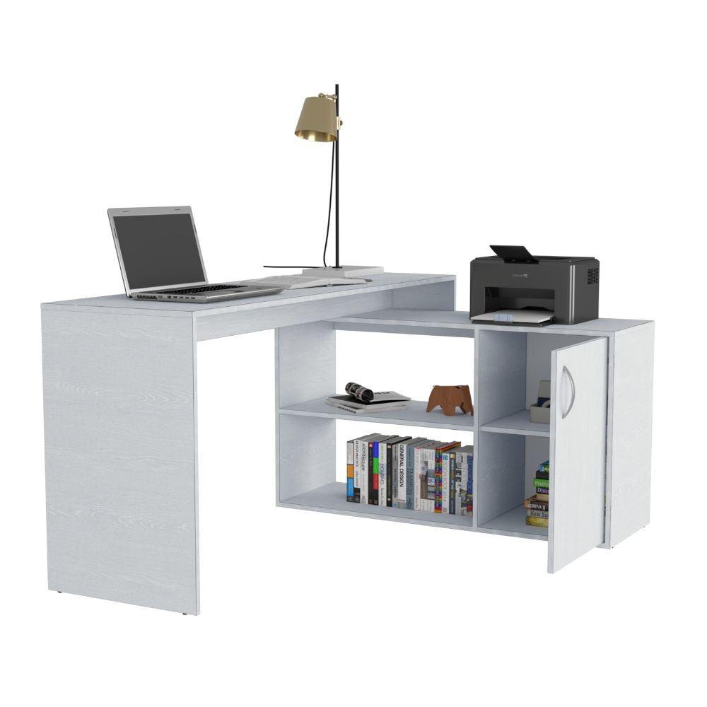 Escritorio En L Axis, Blanco – EBANI
