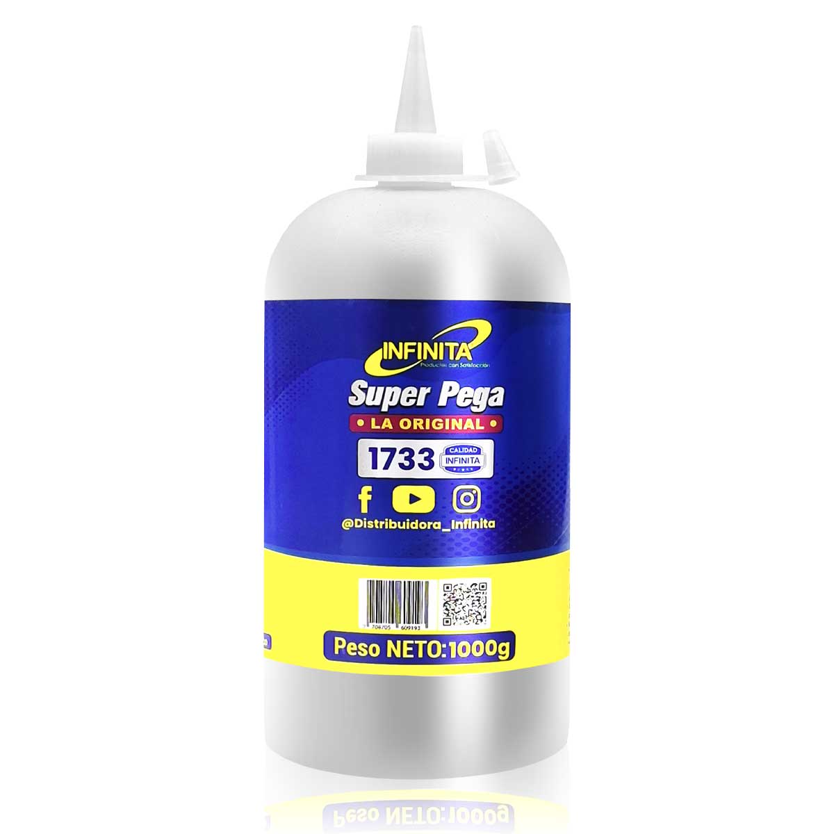 Pegante Instantaneo super pega Infinita tradicional 1000g – EBANI