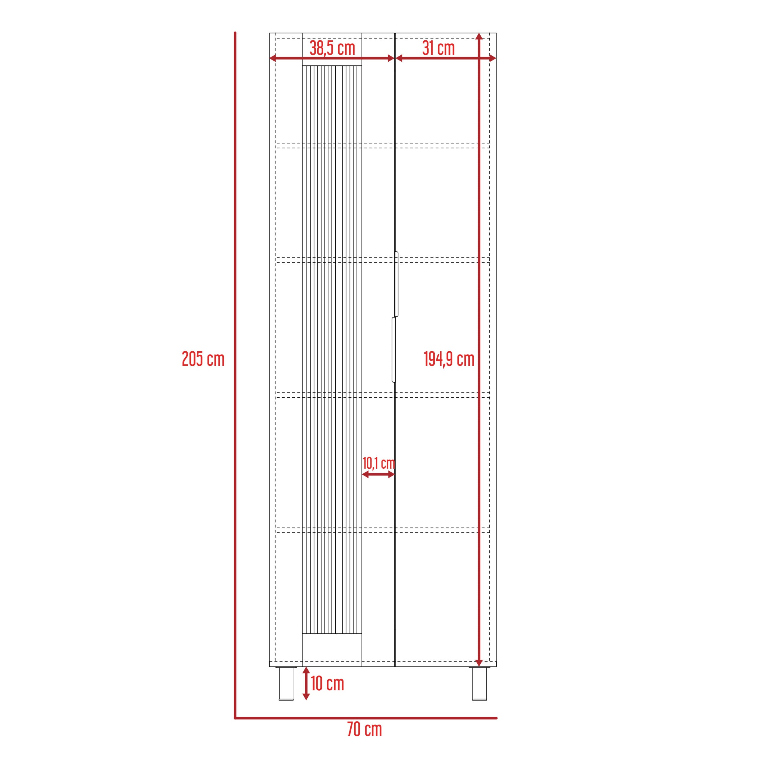 Mueble Alacena Fendi Blanco Rovere – EBANI