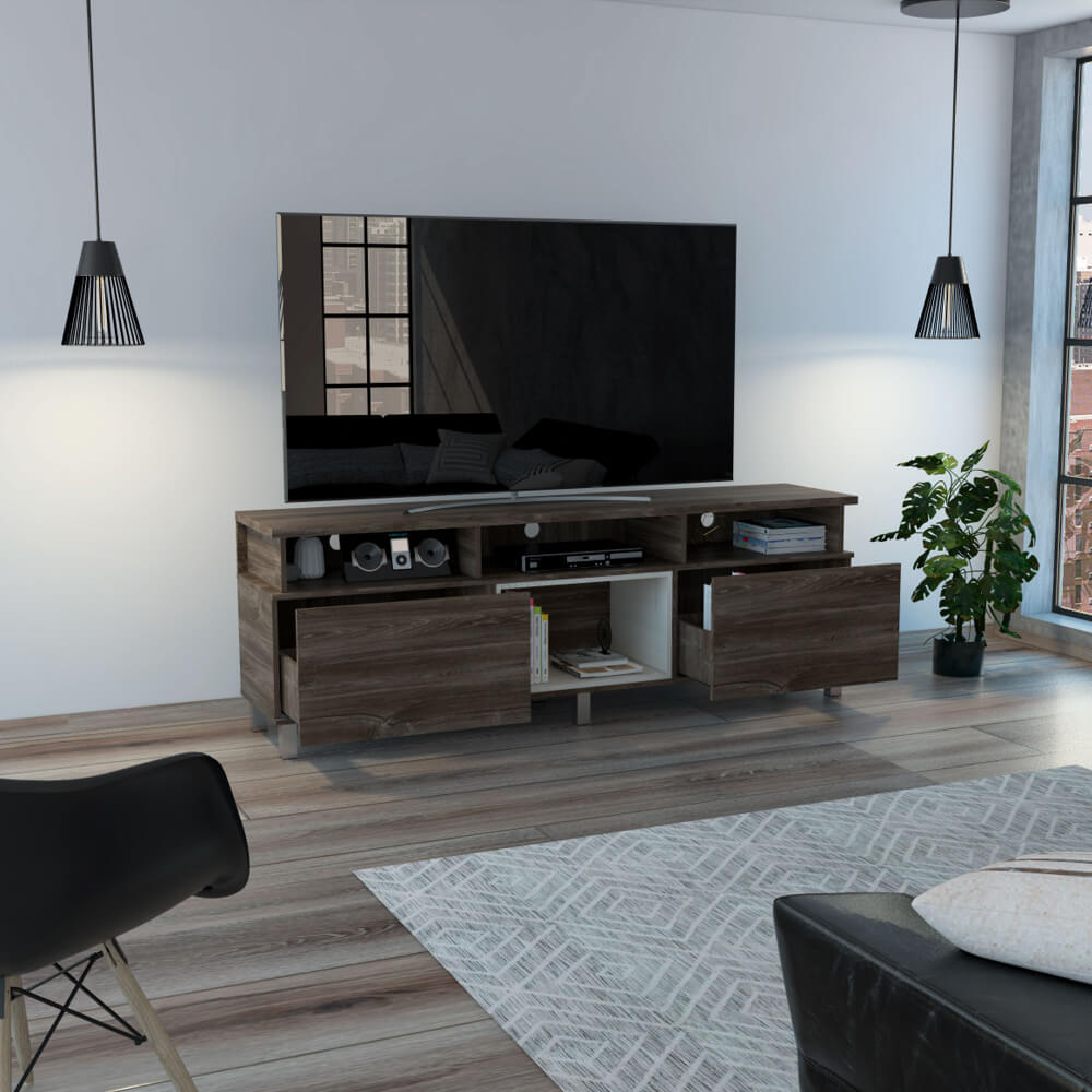 Rack TV Hasta 65 Azor Siena Niebla – EBANI