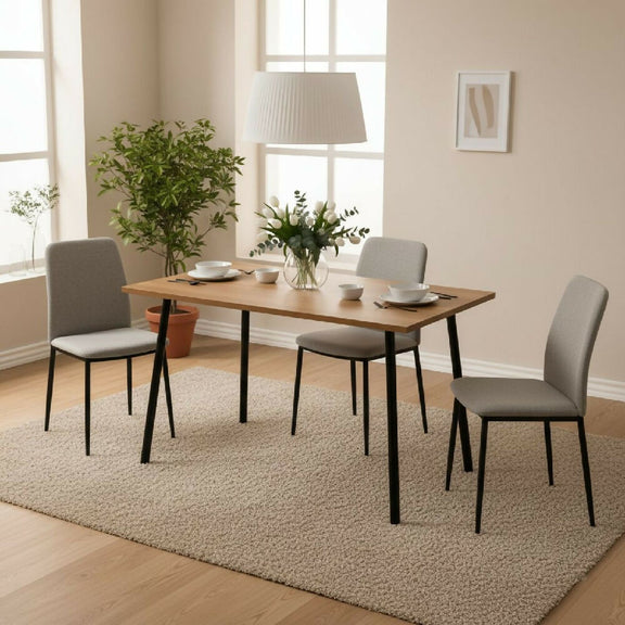 Mesa de comedor Rectangular 4p 75x110x70cm Macula – EBANI